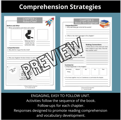 DOG MAN Book One BOOK COMPANION | Teaching Resources