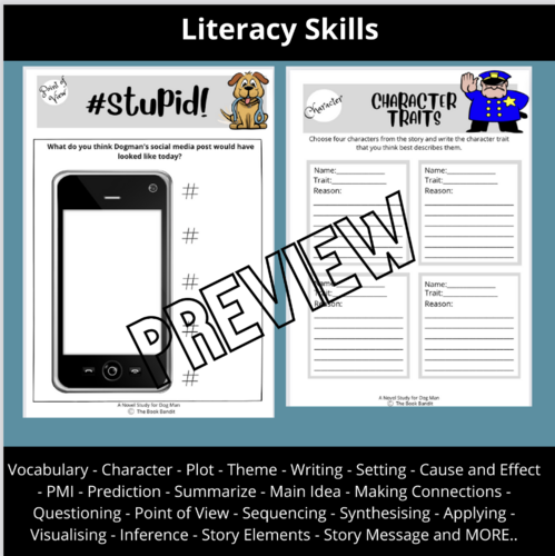 DOG MAN Book One BOOK COMPANION | Teaching Resources