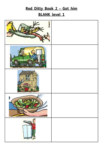 Read Write Inc - RWI Red Ditty Book resources and activities bundle ...