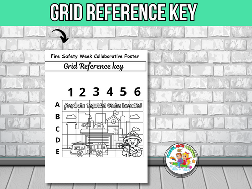 Spanish Fire Safety Week Collaborative Poster Art Coloring Pages ...