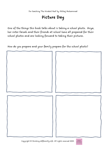 KS1&2 Teaching activities on The Kindest Red by Ibtihaj Muhammad ...