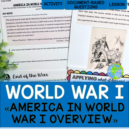 America World War I Overview | Teaching Resources