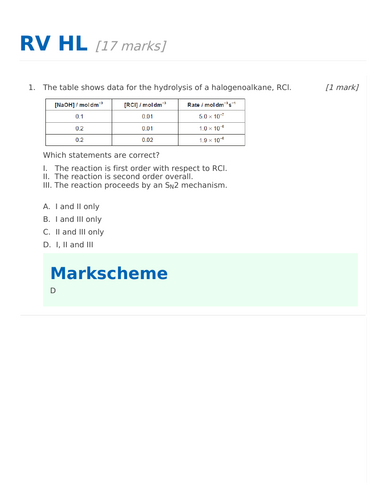 Reactivity 2 / IB Chemistry / Reactivity 2.2 (Including HL and ...