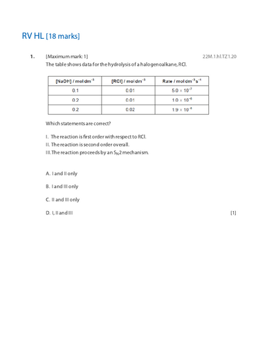 Reactivity 2 / IB Chemistry / Reactivity 2.2 (Including HL and ...