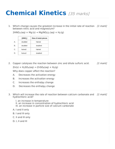 Reactivity 2 / IB Chemistry / Reactivity 2.2 (Including HL and ...