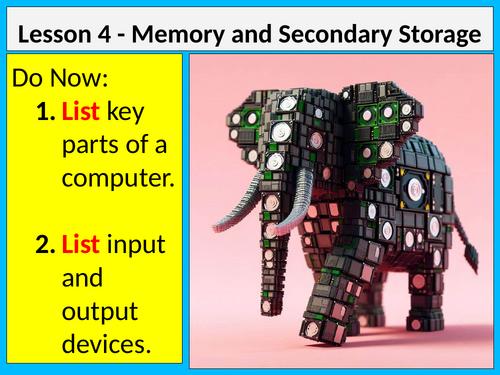 Input Output Memory | Teaching Resources