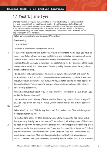 Edexcel GCSE English Language Q3 - Language and Structure | Teaching ...