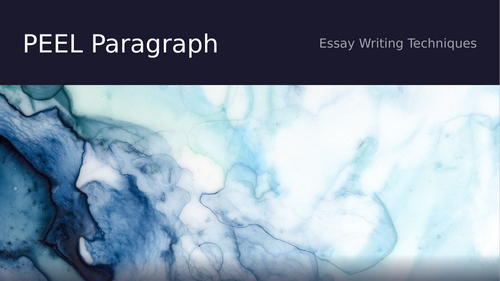 English Lang GCSE PEEL writing technique | Teaching Resources