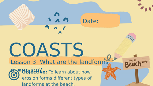 COASTS (L3) - What are the landforms of erosion? | Teaching Resources