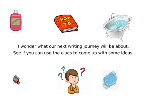 How to wash a woolly mammoth instruction writing | Teaching Resources