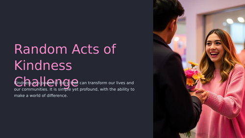Assembly Random Acts of Kindness | Teaching Resources