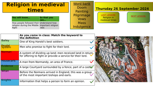 Middle Ages. Medieval Religion | Teaching Resources