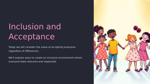 Assembly: Inclusion and Acceptance | Teaching Resources