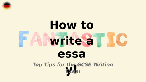 GCSE German Writing | Teaching Resources