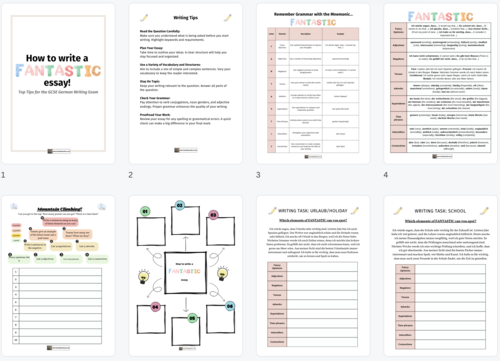 GCSE German Writing | Teaching Resources