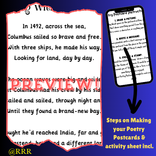 "Sailing with Columbus" Fun Kids Poem for Columbus Day with Freebie ...