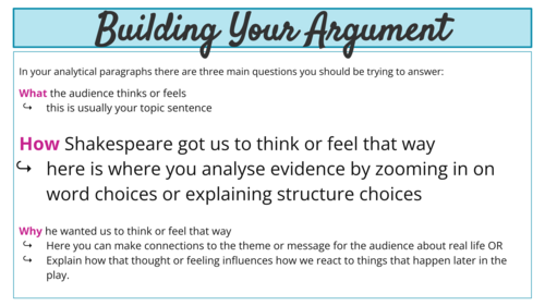 KS3 Romeo & Juliet: Guided Essay | Teaching Resources