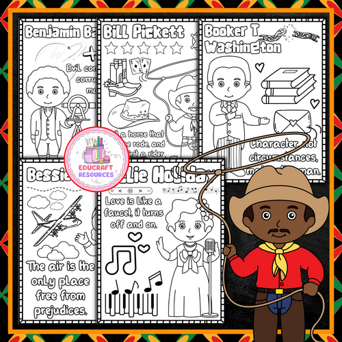 Black History Month Coloring Pages | Black History Month coloring ...
