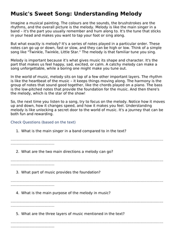 KS3 Music Cover - Musical Elements Bundle | Teaching Resources