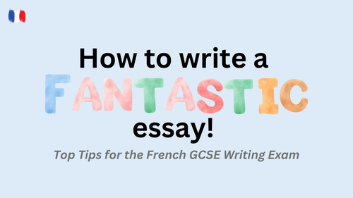 GCSE French Writing Exam | Teaching Resources