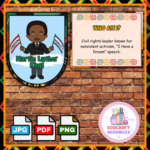 Black history month who is game posters Famous black figures bulletin ...