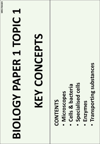 CB1 GCSE Edexcel Biology Combined Science - Key Concepts Flashcards ...