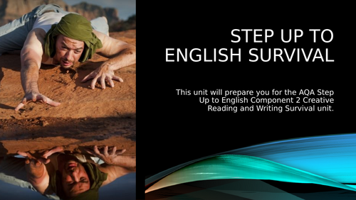 AQA Step Up to English: Component 2 SURVIVAL *NEW from 2025* | Teaching ...