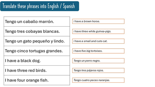 KS3 Spanish: Mi familia ppt | Teaching Resources