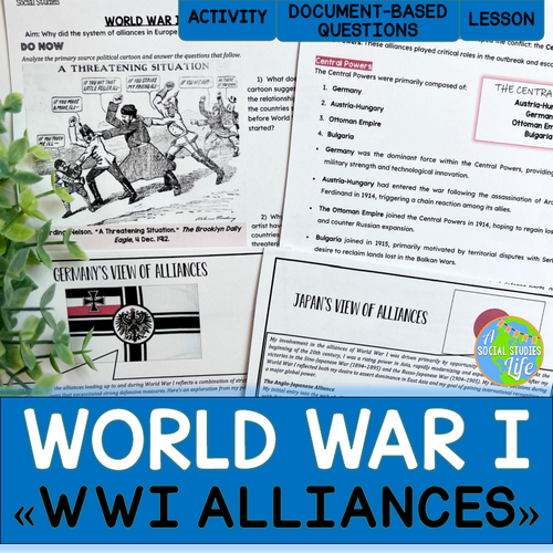 World War I Alliances, Central Powers, Allied Powers | Teaching Resources