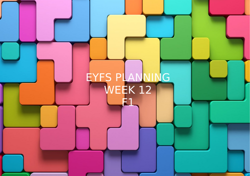 18. EYFS Planning - Term 1 Foundation 1 Week 11-15 | Teaching Resources