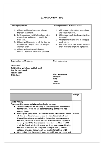 Ks1 Maths Time Teaching Resources