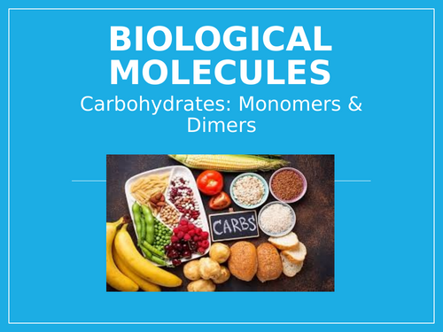 OCR A Level Biology A H420 Biological Molecules Carbohydrates ...