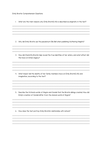 Emily Brontë: A Deep Dive into Her Enigmatic Life, Works, and Legacy ...