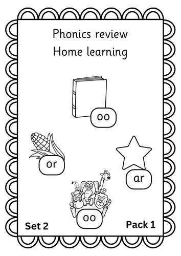 RWI SET 2 Pack 1 Phonics Review | Teaching Resources