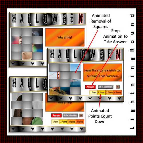 Halloween Team Building Quiz Interactive and Animated KS3 | Teaching ...