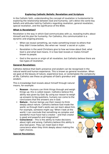 Y7 NEW KS3 CATHOLIC RED: Creation and Covenant - Revelation Lesson ...