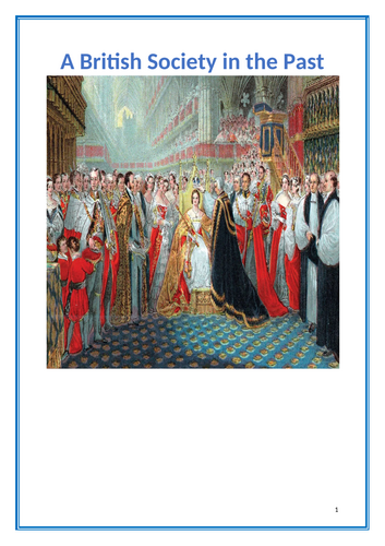WJEC Humanities pathways - A British society in the past | Teaching ...