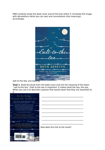 Salt to the Sea | Teaching Resources