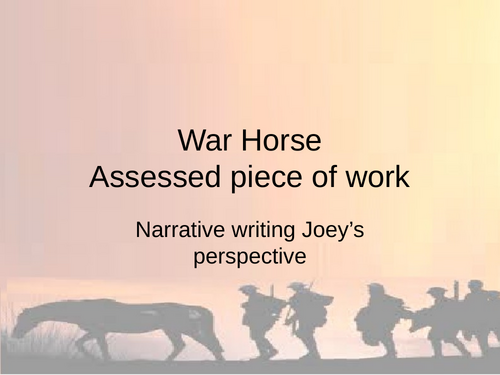 War Horse The Play yr 8 complete SOW and lessons | Teaching Resources