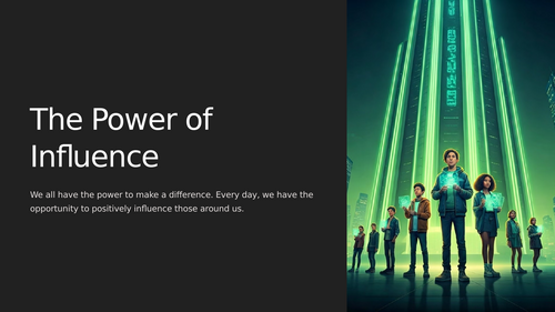 Assembly Series 3: The Power of Influence | Teaching Resources