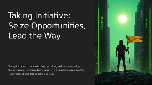 Assembly Series 3: Leadership, taking initiative | Teaching Resources