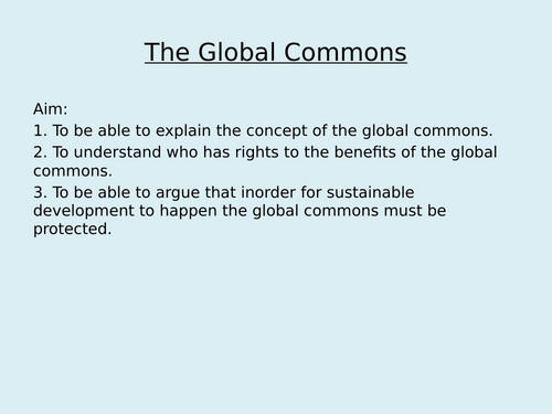 AQA A Level, global governance, global commons, Antarctica | Teaching ...