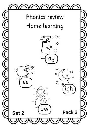 RWI Set 2 Pack 2 Phonics Review | Teaching Resources