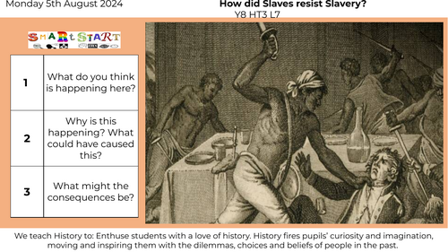Y8 Slave Trade: 10 Lessons + Assessment | Teaching Resources