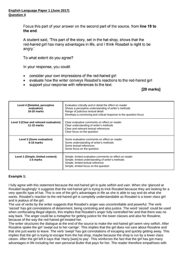 GCSE English Language Y11 Revision Walkthrough | Teaching Resources