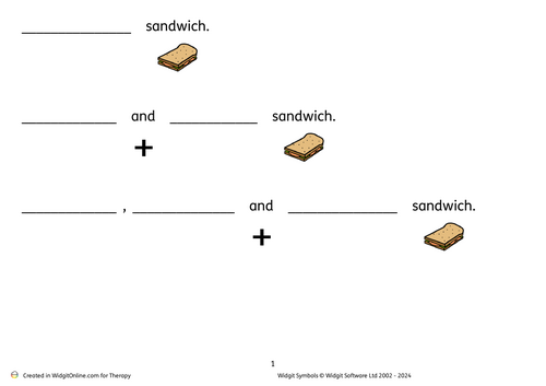 Design a sandwich | Teaching Resources