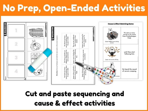 Creepy Carrots Book Activities - Aaron Reynolds Read-Aloud Literacy ...