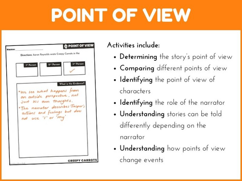 Creepy Carrots Book Activities - Aaron Reynolds Read-Aloud Literacy ...