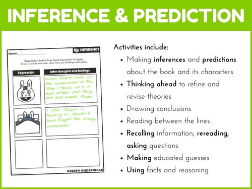 Creepy Pair of Underwear Activities Aaron Reynolds Reading Companion ...