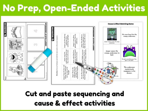 Creepy Pair of Underwear Activities Aaron Reynolds Reading Companion ...